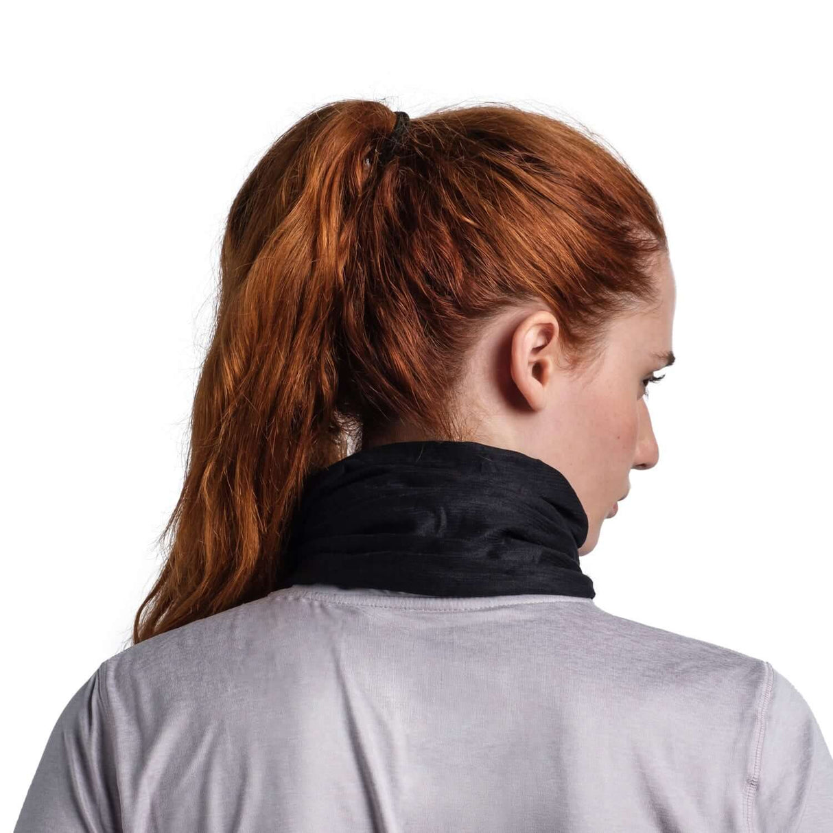 Buff CoolNet UV Neckwear - Solid Black - Geardoor