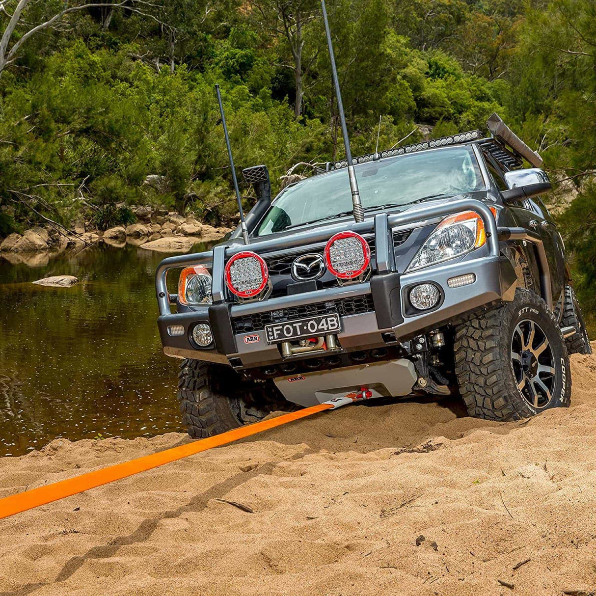 ARB Recovery Snatch Strap 15T 9m Tow Strap – Geardoor