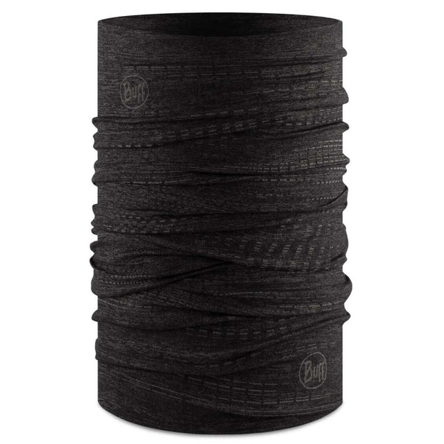Buff Reflective DryFlx Neckwear - Solid Black - Geardoor
